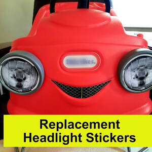Headlight and Tail Light Replacement Stickers Kit Fits Cozy Coupe ...