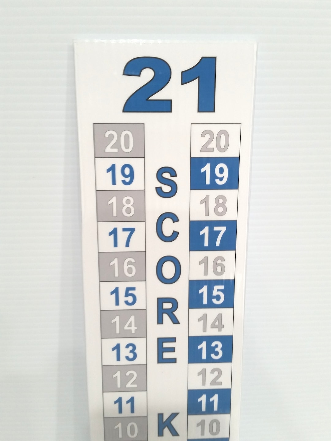 Scoreboard Score Keeper - Grey / Gray and Navy Blue Checker Board UV ...