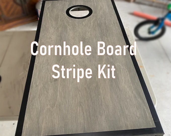 Cornhole Border and Scoring Hole Decal Cornhole Board Decal - Etsy