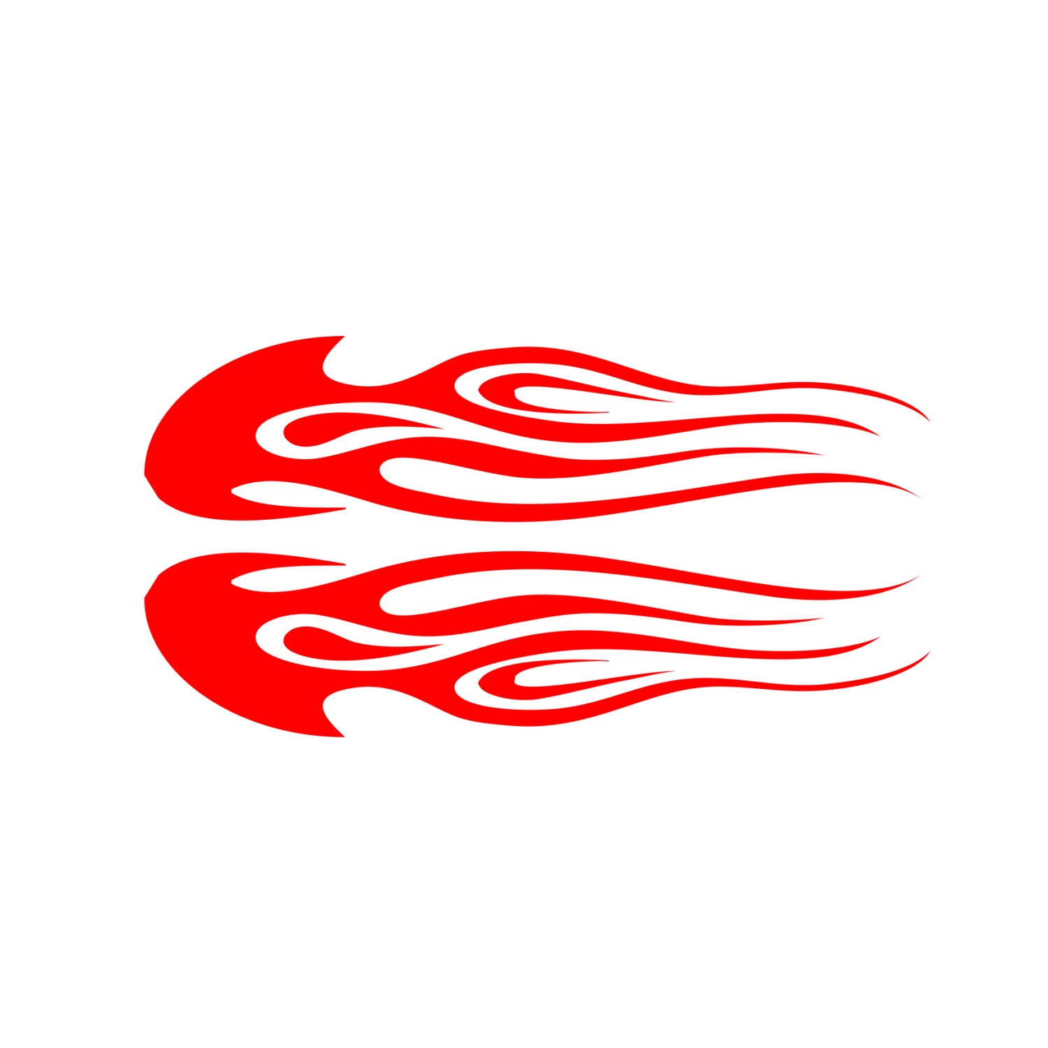Flames Set of 2 Vinyl Decals for Car / Motorcycle / RC / - Etsy