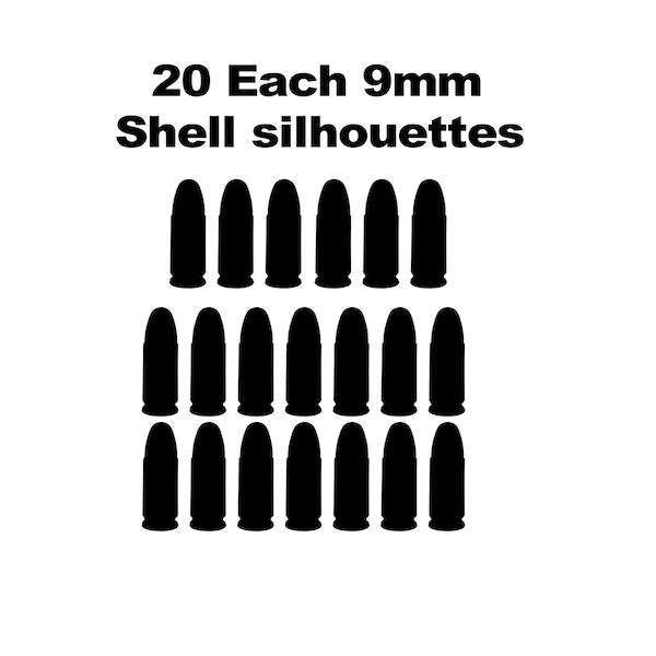 9mm Bullet Shell - Etsy