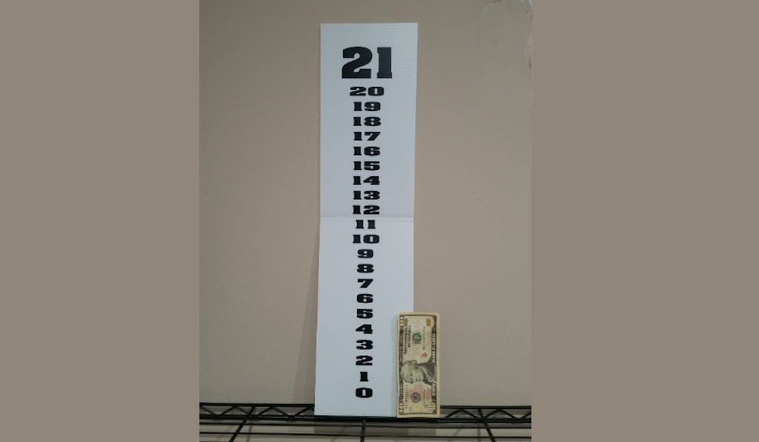 HUGE 24 Inch X 6 Inch Cornhole Score Keeper Scoreboard - Please Read ...