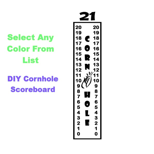 Cornhole Scoreboard Svg - Etsy
