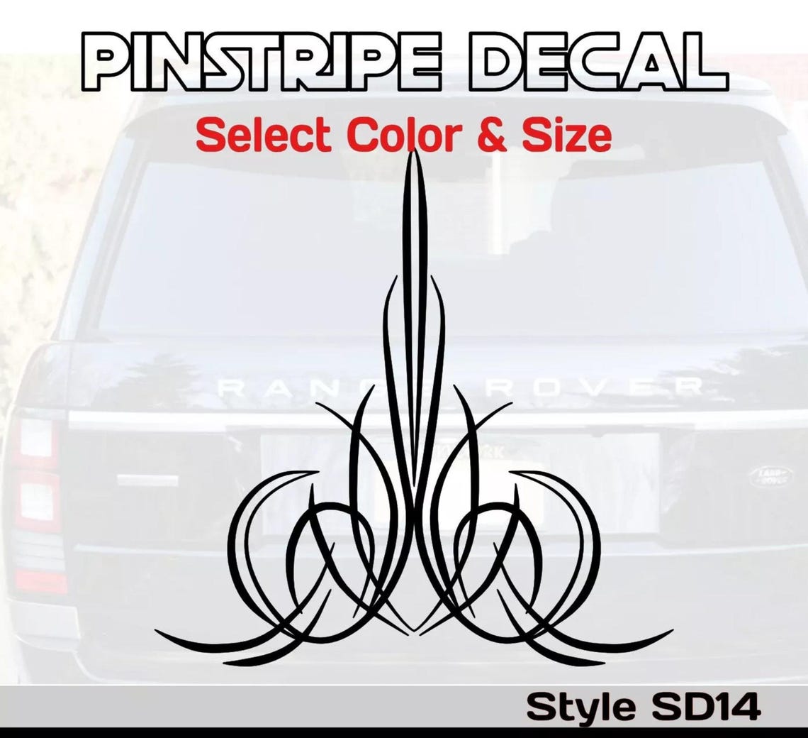 Pinstripe Vinyl Decal / Sticker - Fits Car Truck ATV Motorcycle Golf ...