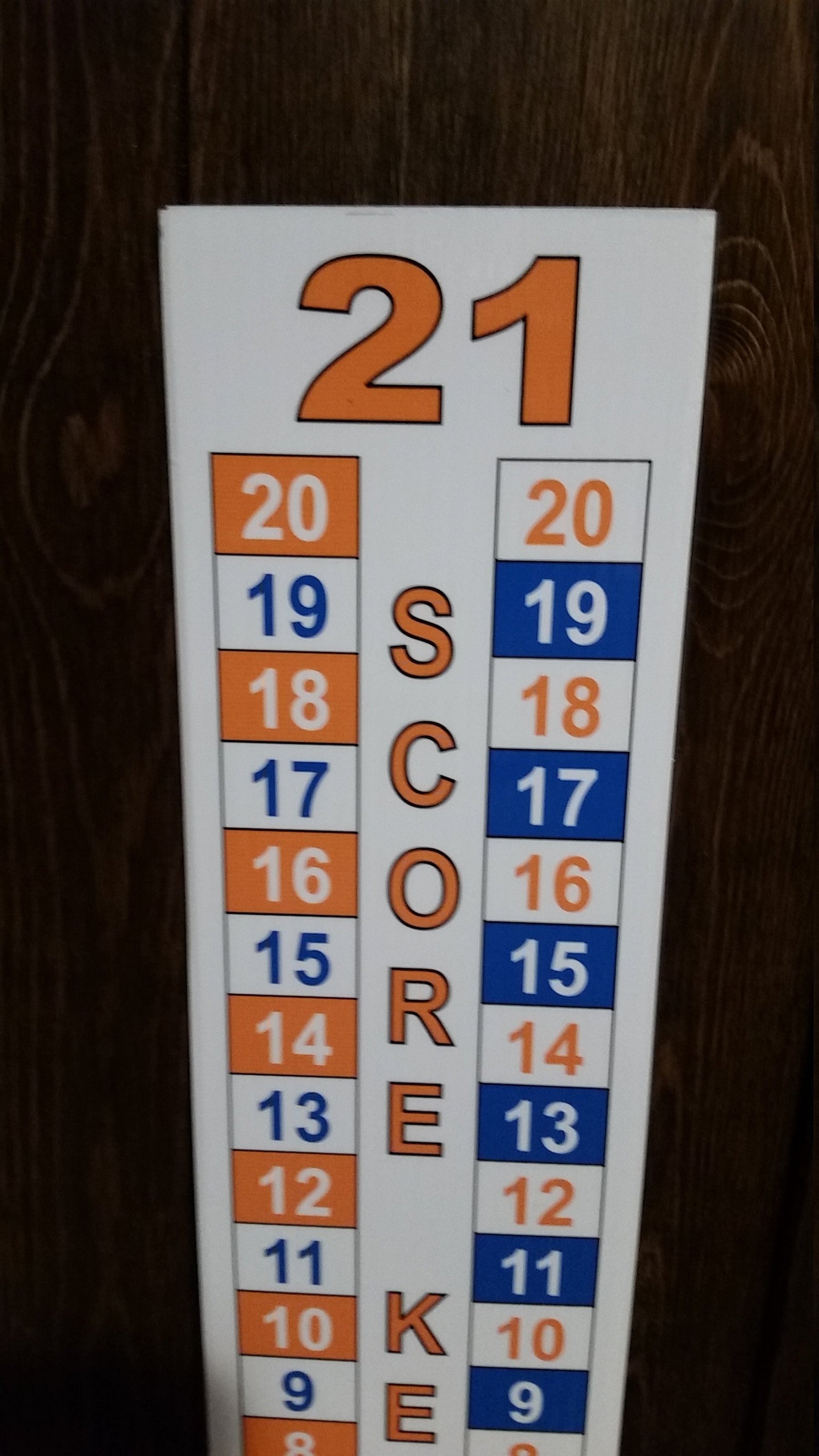 Cornhole Horseshoe Scoreboard Score Keeper Sign Orange | Etsy