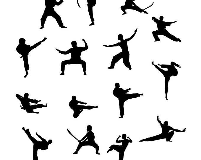Karate Sticker Pack - Etsy