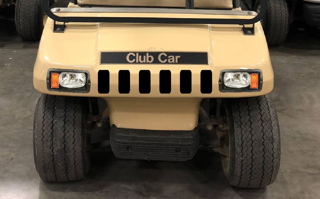 Faux - Fake Golf Cart Grill Design Several Colors to Select From - Etsy
