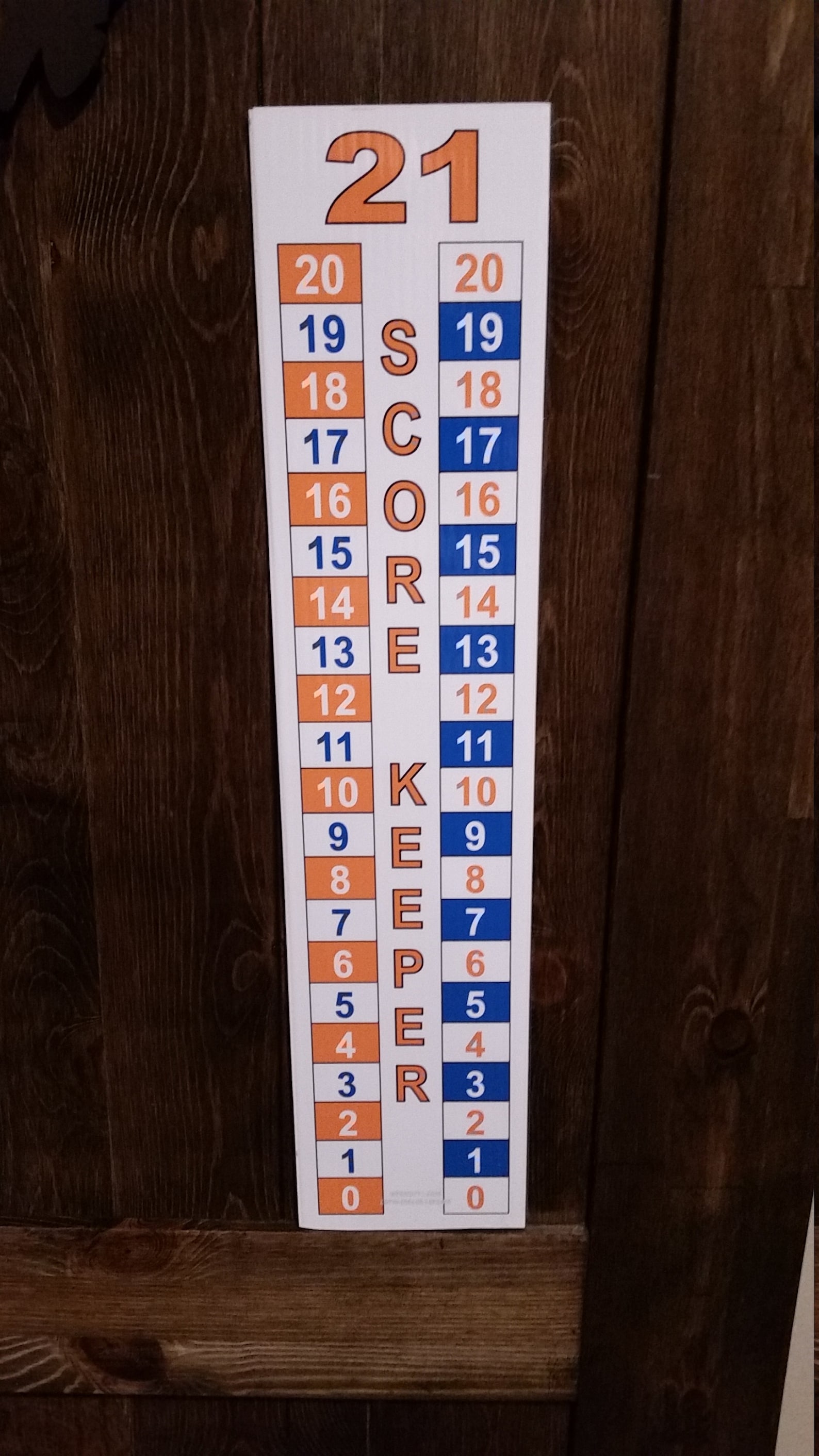 Cornhole Horseshoe Scoreboard Score Keeper Sign Orange - Etsy