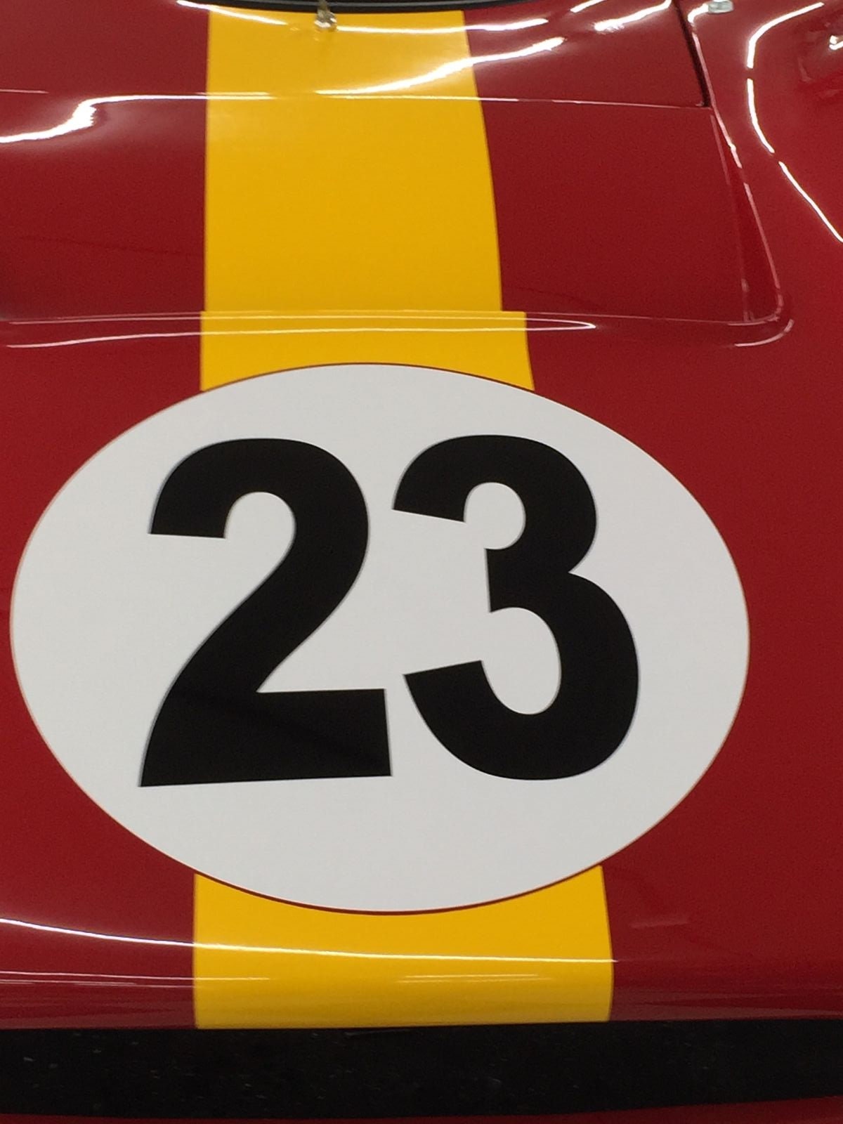 Vintage Look Meatball Race Car Numbers Vinyl Decals (2x) - 2 Color ...