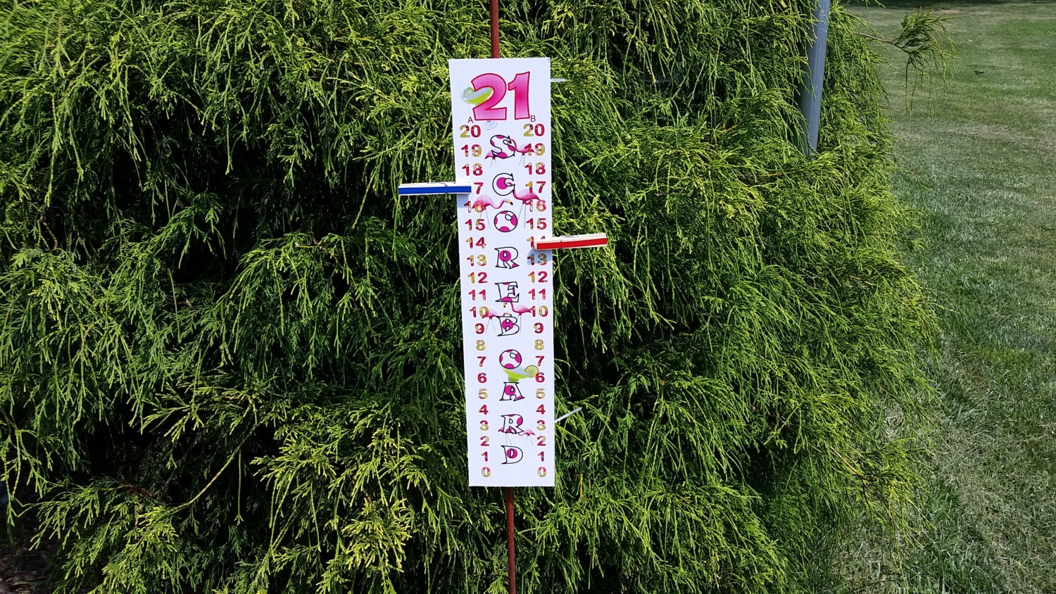 Cornhole Scoreboard Pink Flamingos and Margaritas, This is a Must Have ...