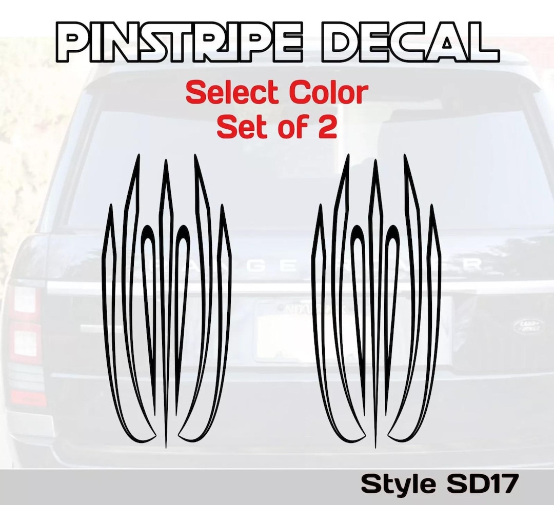 Pinstripe Vinyl Decal / Sticker - Fits Car Truck ATV Motorcycle Golf ...