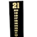 Cornhole Scoreboard Score Keeper Sign - Colors BLACK & GOLD - Bean Bag ...