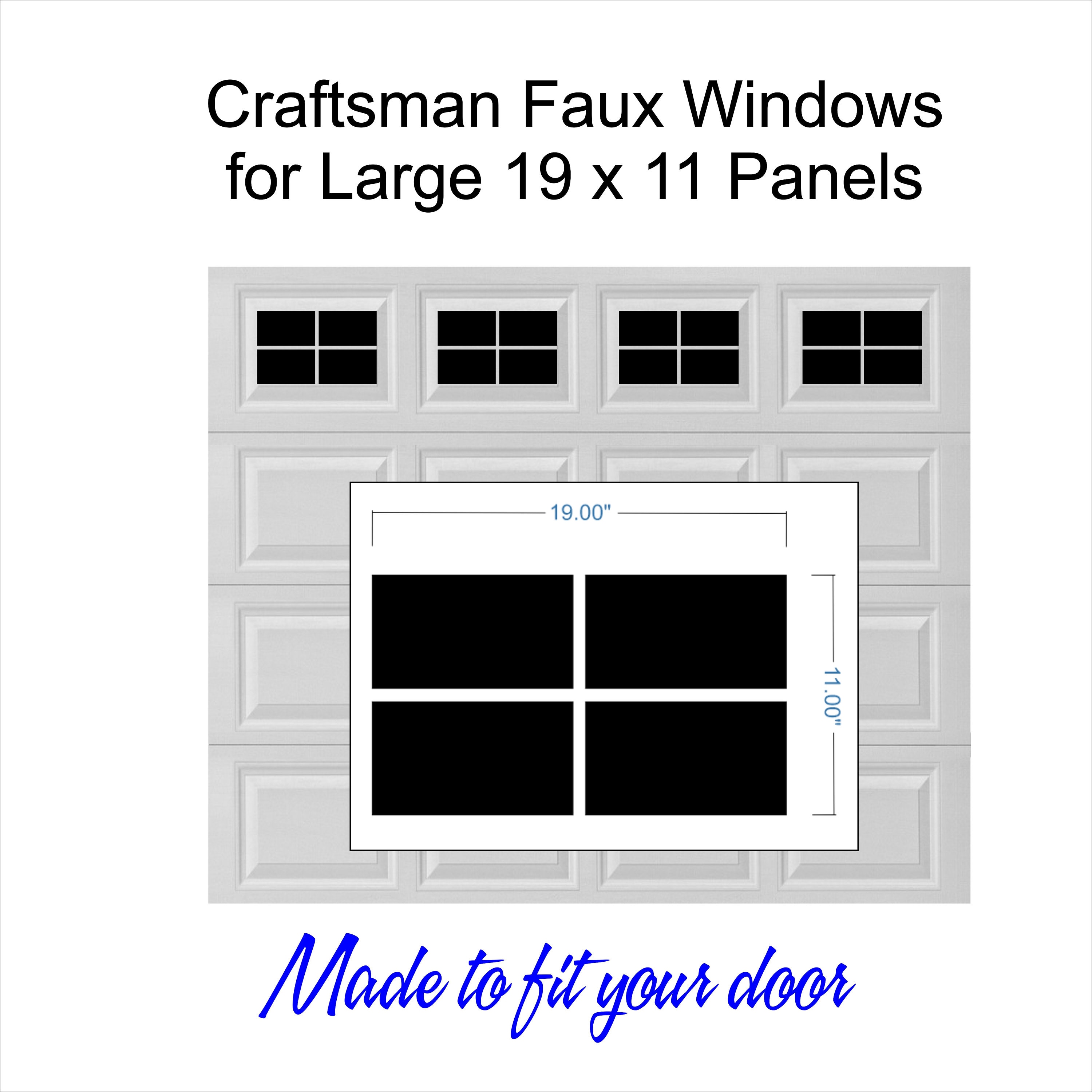 Beautiful Garage Window Pane Inserts