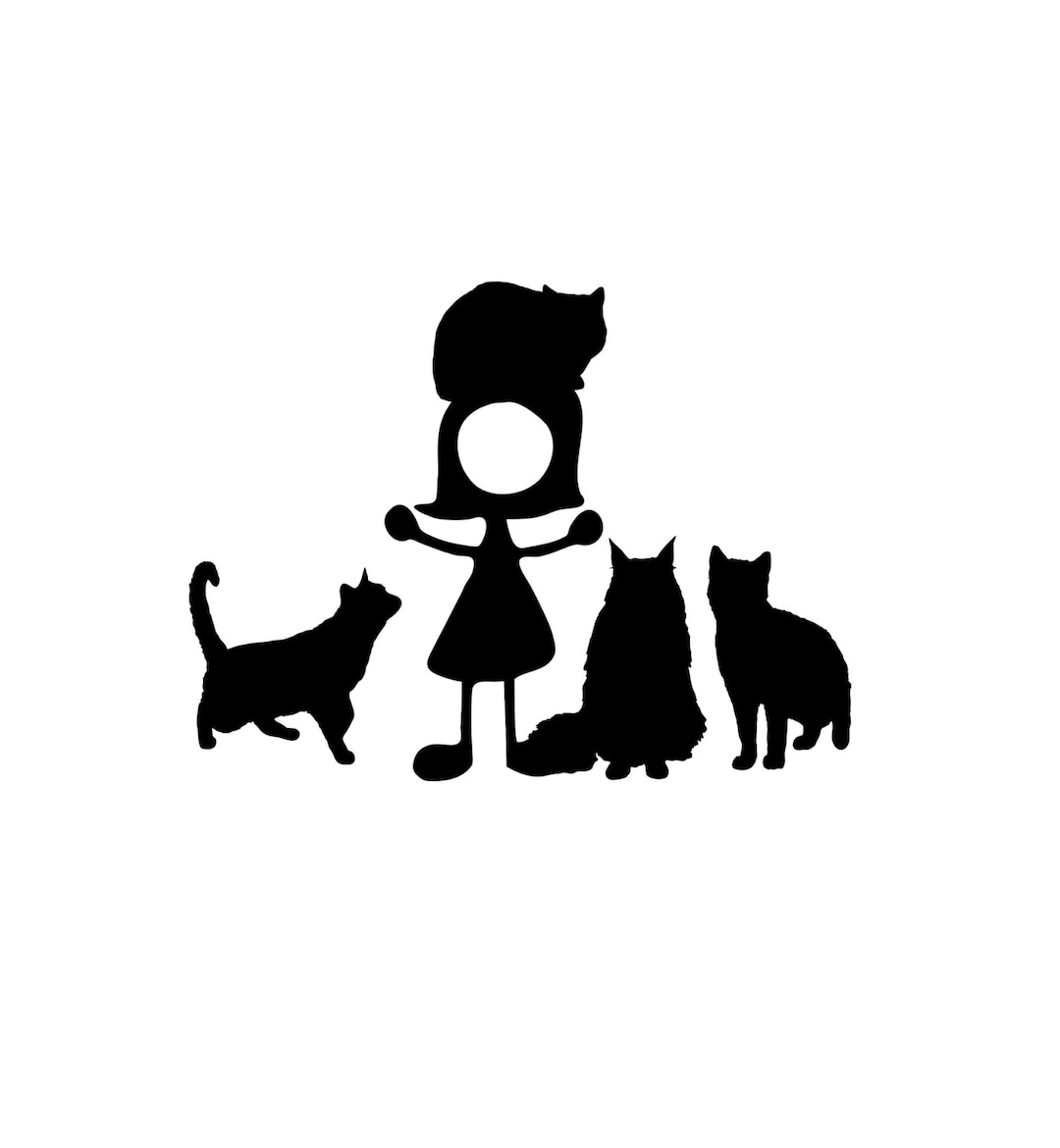 Crazy Cat Lady Funny Vinyl Window Decal Stickers Car Truck - Etsy