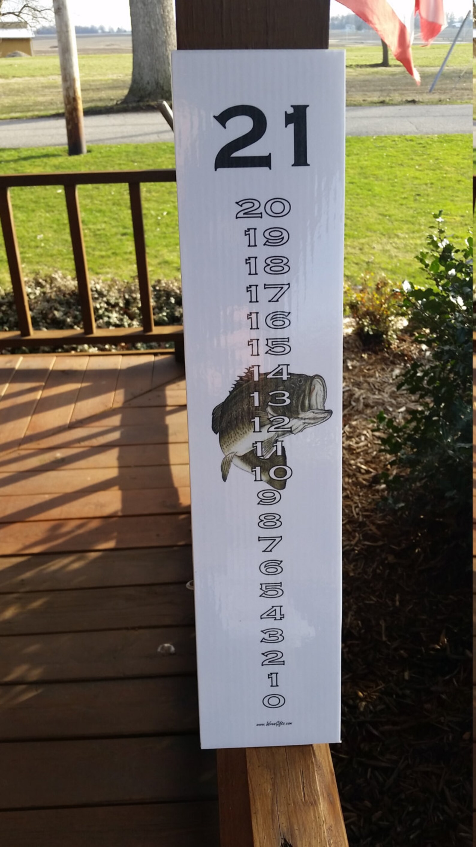 Cornhole Horseshoe Scoreboard Score Keeper Sign Bass - Etsy