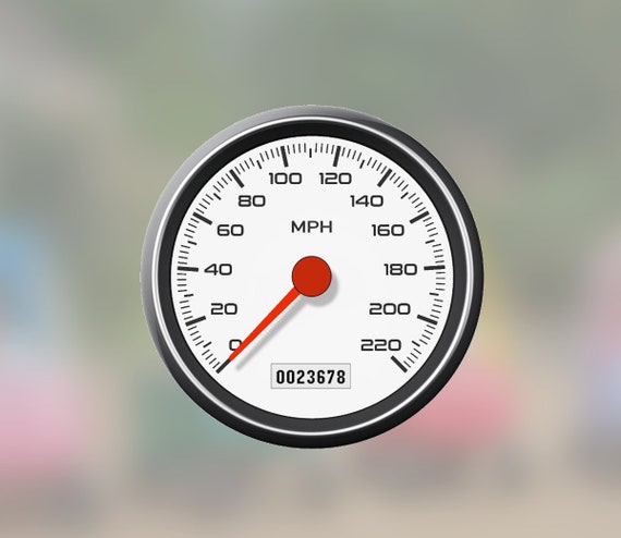 Faux Speedometer Sticker for Ride on Toys Toy Cars Toy - Etsy