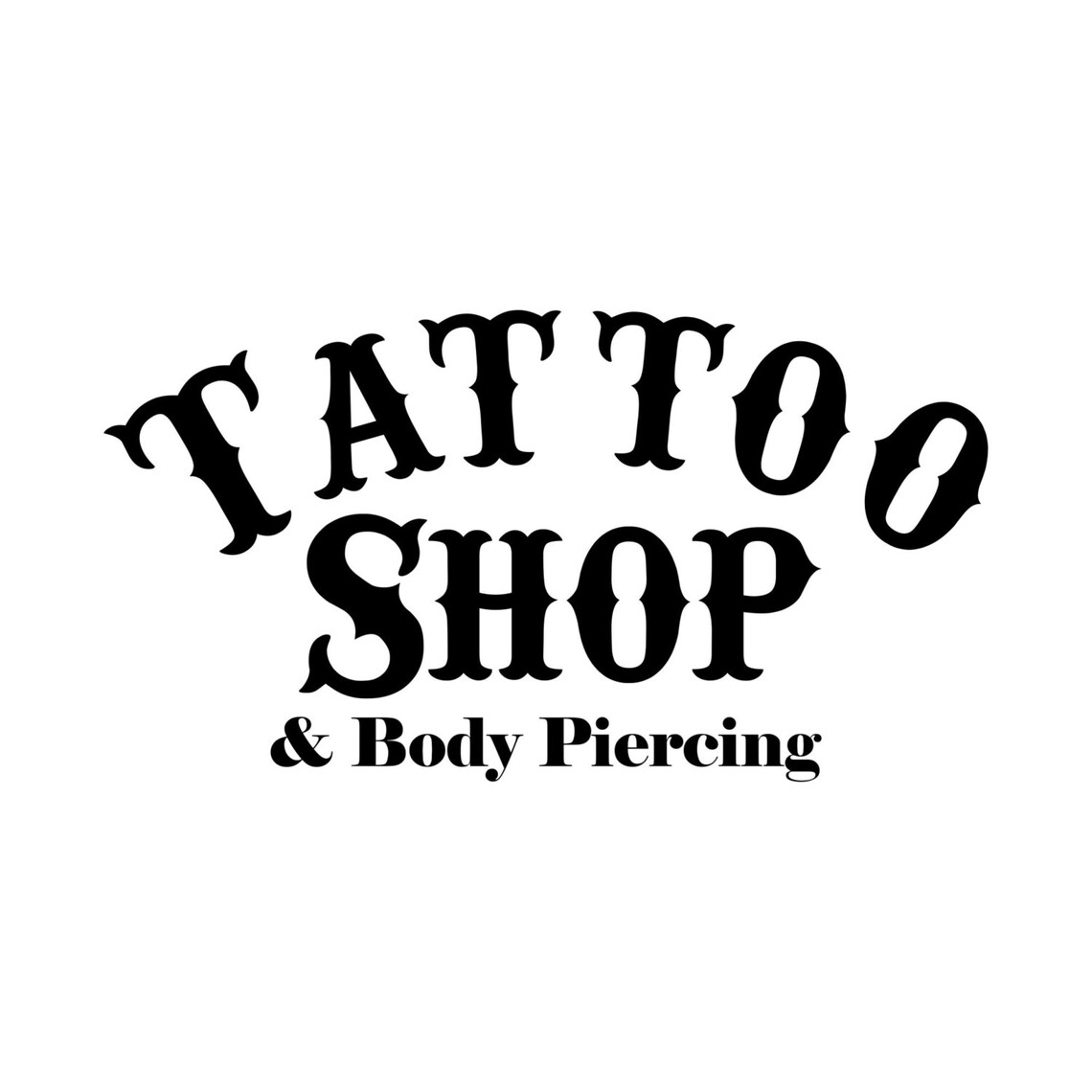 Tattoo Shop & Body Piercing Vinyl Decal DIY Sign Select | Etsy