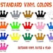 Set of 2 Race Numbers Vinyl Decals - Select Size 1 Inch to 5 Inch - - Etsy