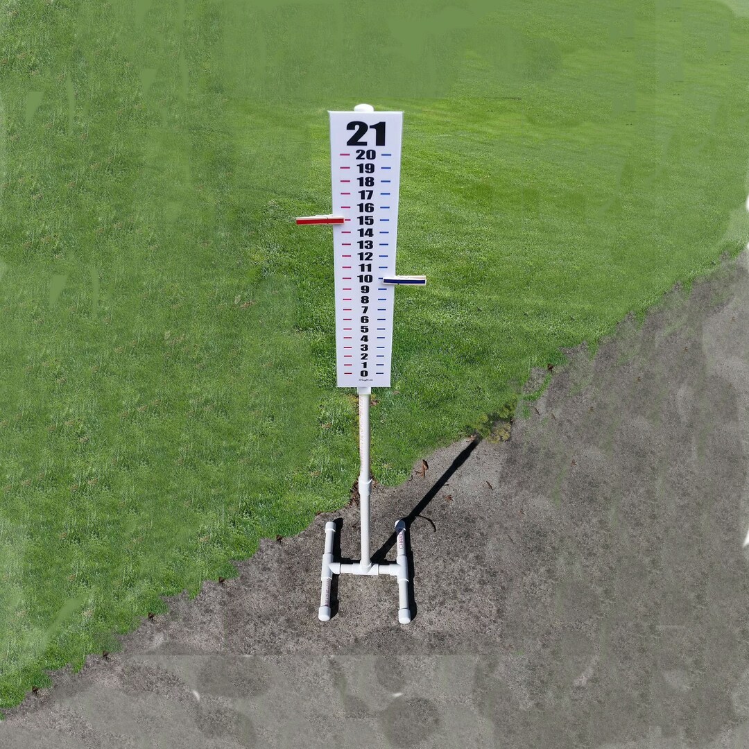 Cornhole Scoreboard With 42" Stand: Easy Read Score Keeper Sign - Etsy