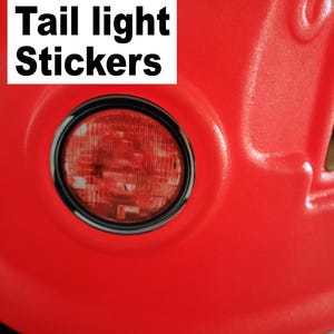 Headlight and Tail Light Replacement Stickers Kit Fits Cozy Coupe ...