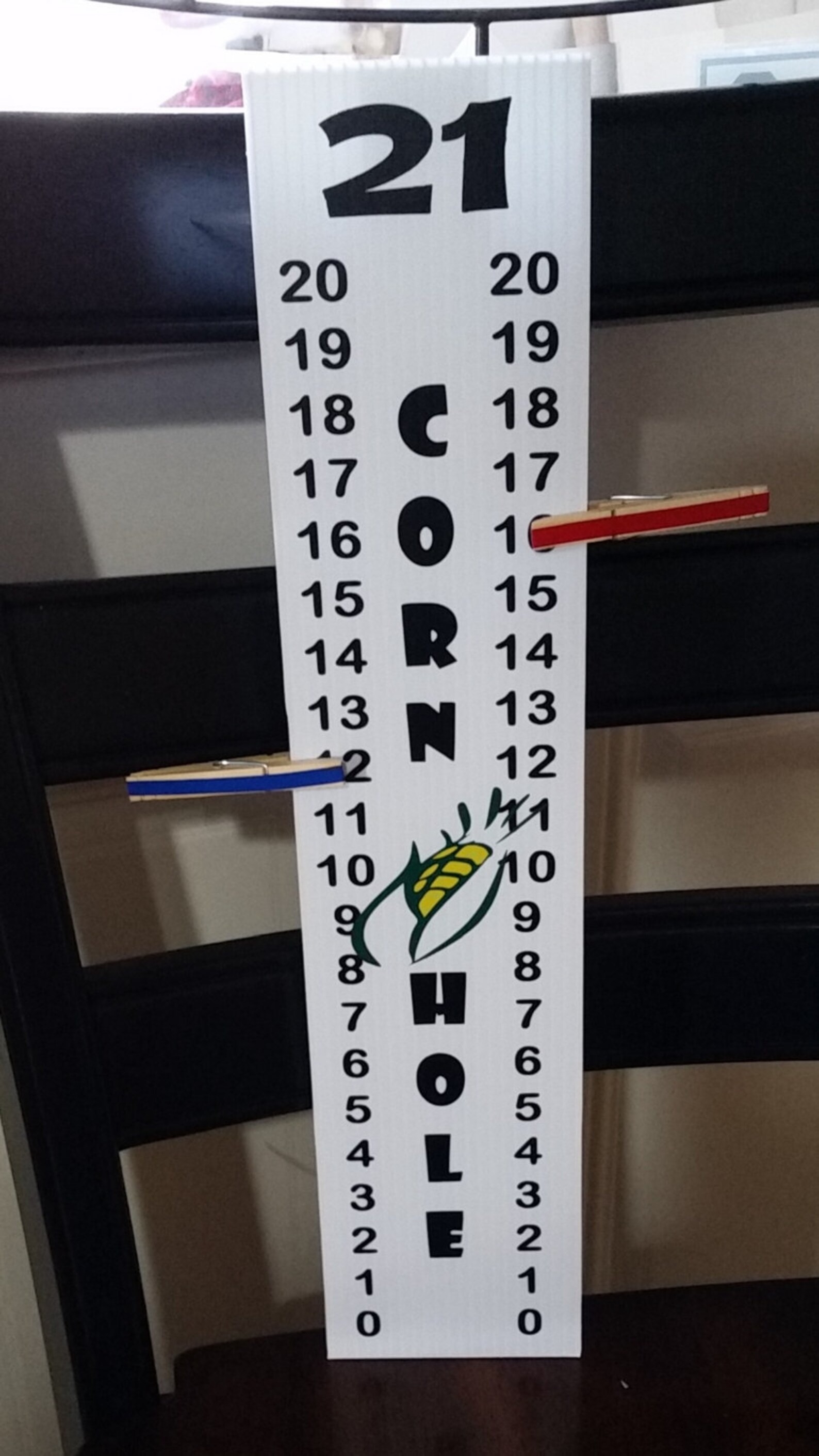 Cornhole Scoreboard Sign - With Bracket Easily Attach to a Pole - Bean ...