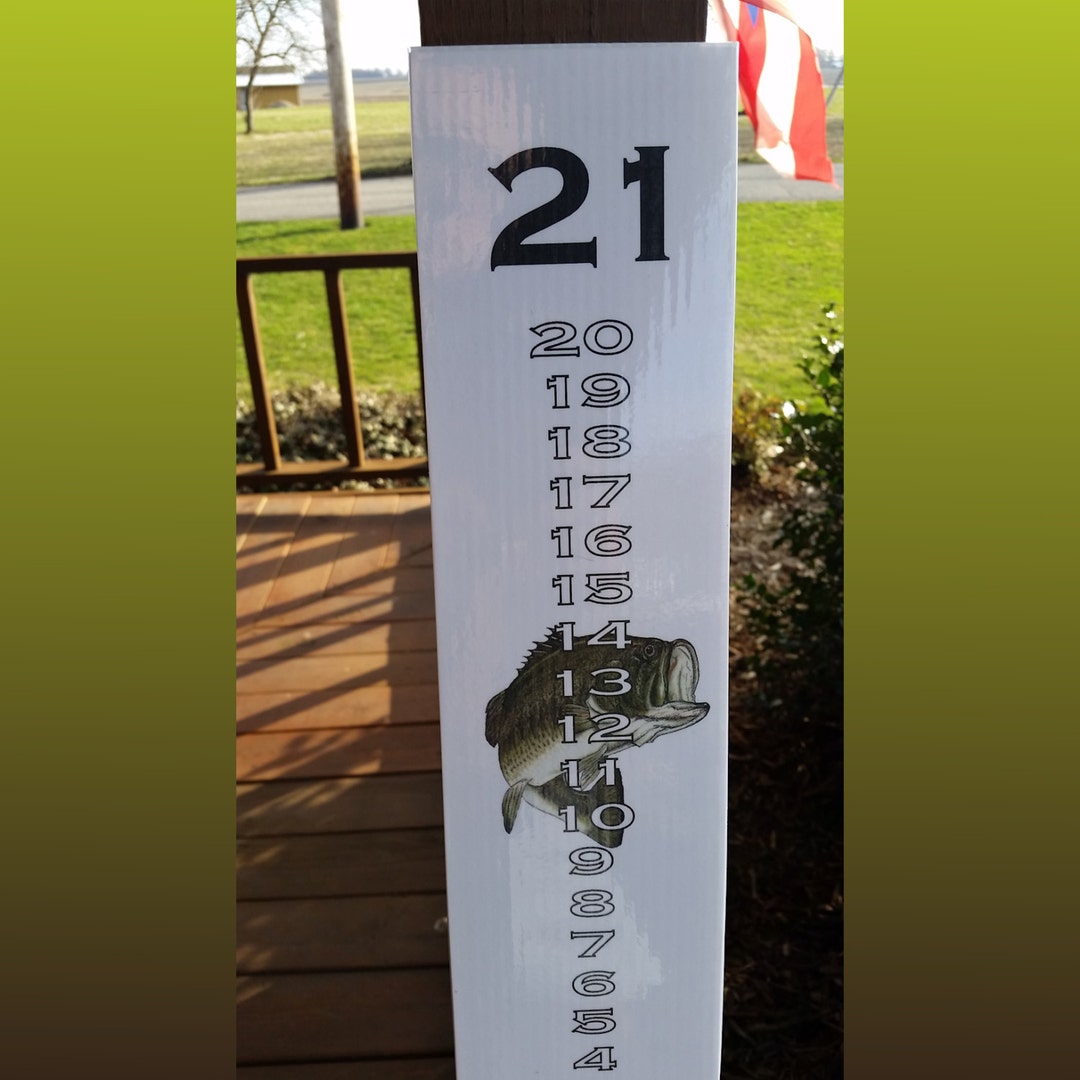Cornhole - Horseshoe - Scoreboard Score Keeper Sign - Bass Fishing ...