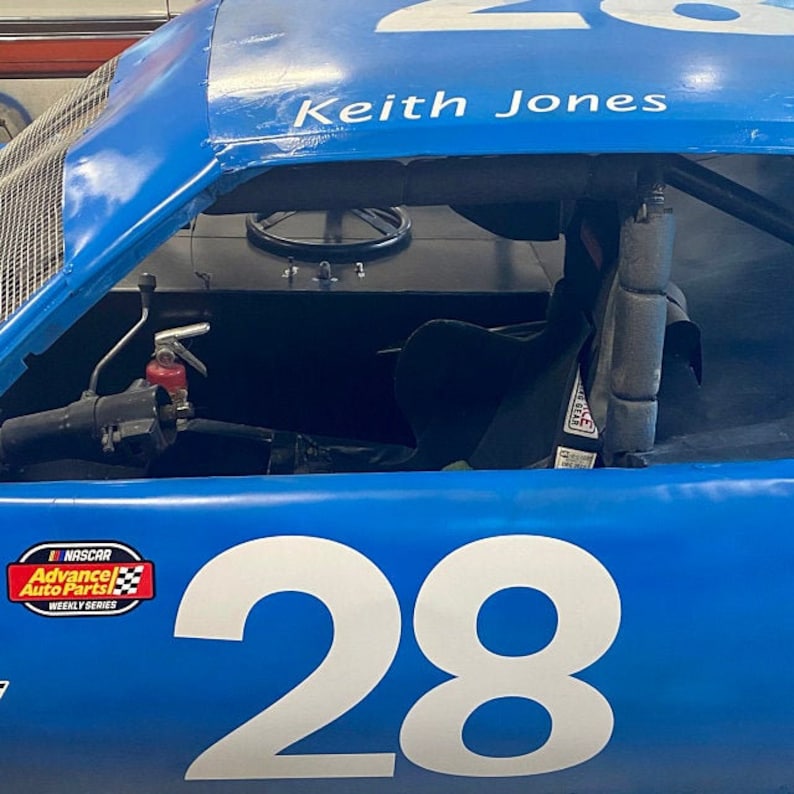 Race Car Numbers Set Vinyl Decals 2x Stock Rally Car | Etsy