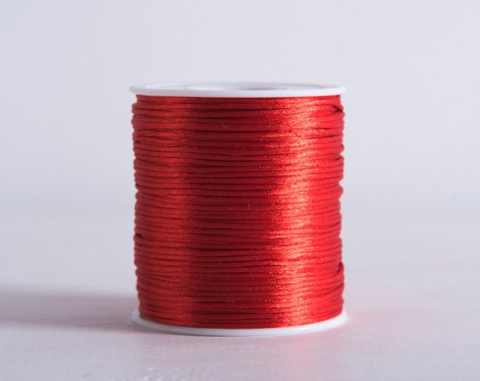 Satin Rattail Cord in Several Colours 2mm Satin Cord for - Etsy