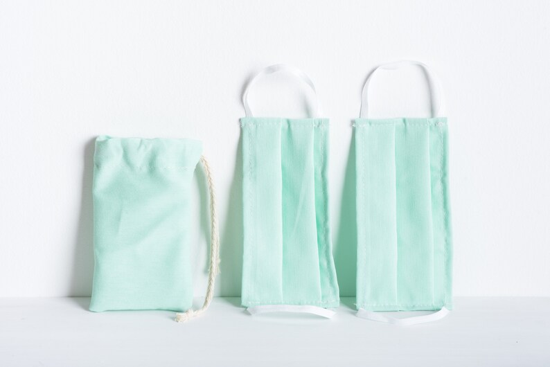 Set of 2 Face Masks With Bag | Face Mask Washable | Protective Face ...