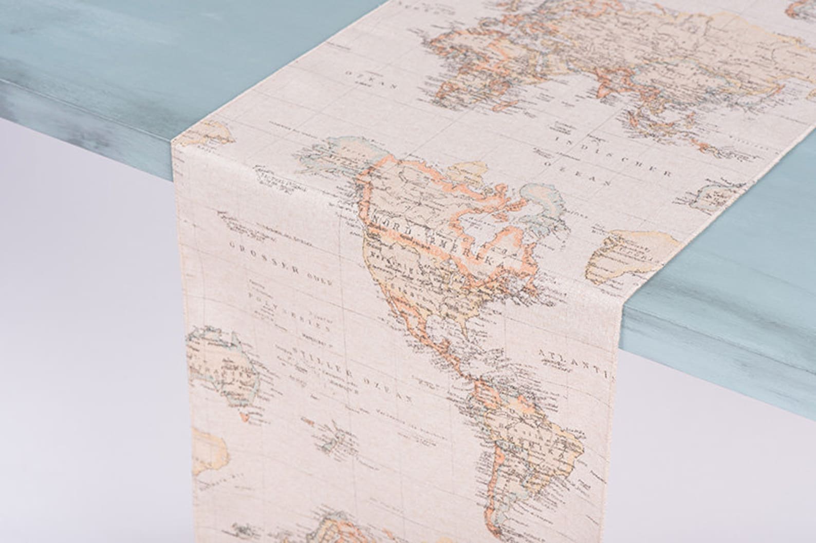 Map Fabric World Map per Meter Upholstery Fabric Home | Etsy