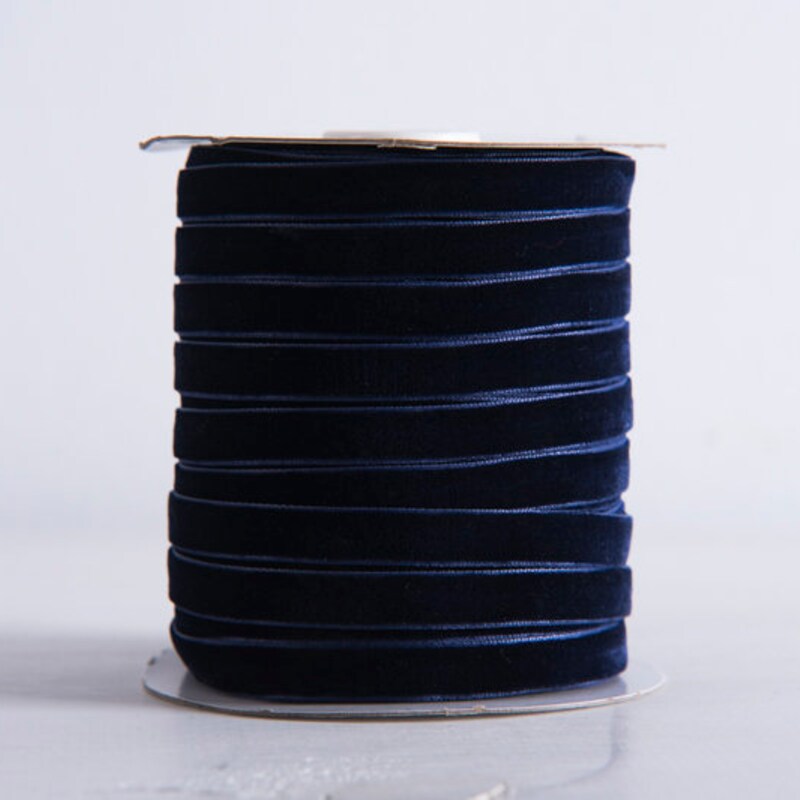 Blue Velvet Ribbon - Etsy