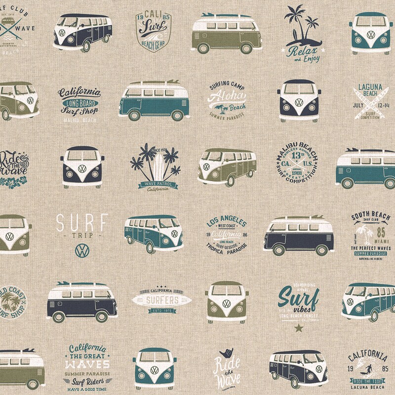 Vw Fabric - Etsy