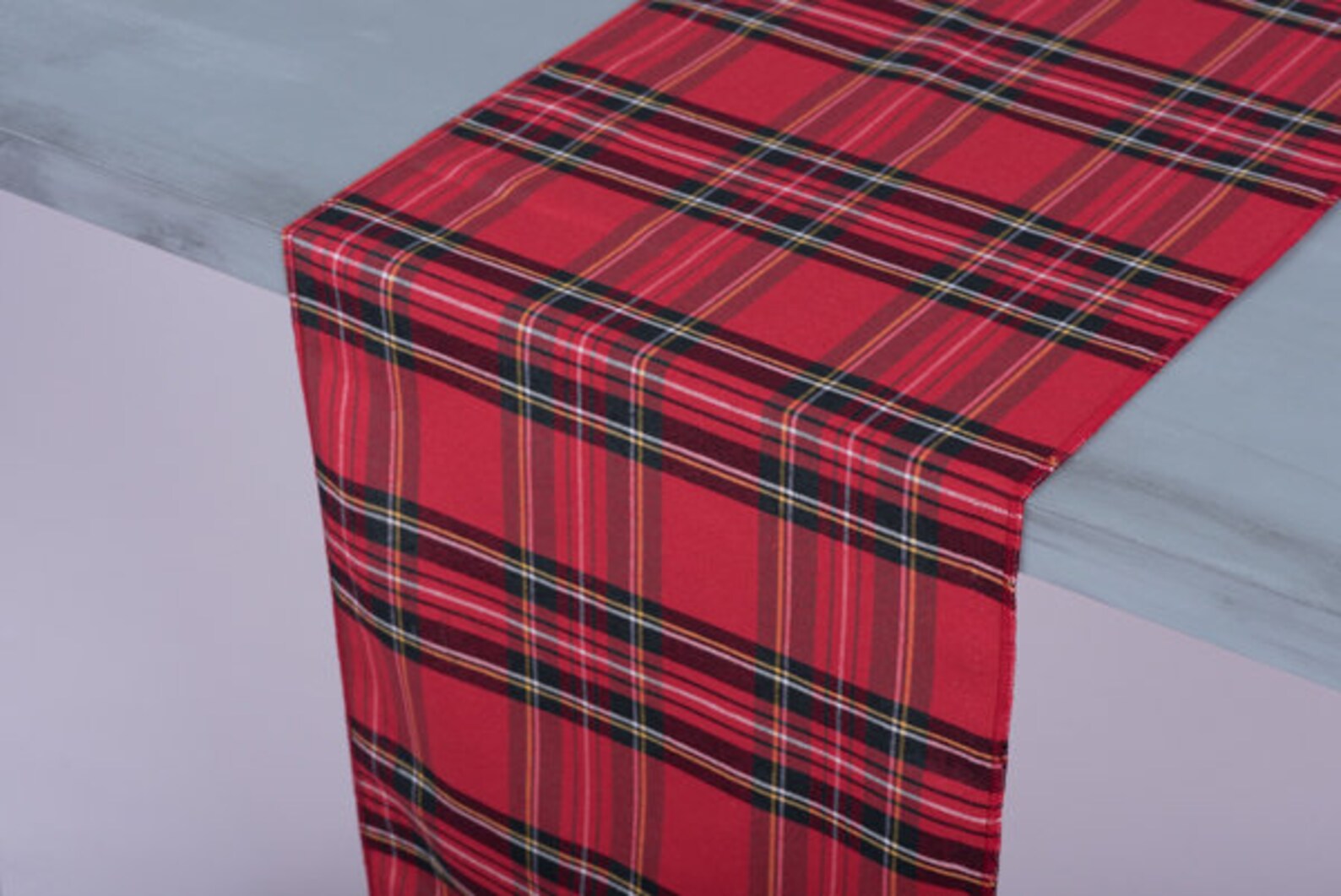 Red Tartan Plaid Table Runner Christmas Table Runner - Etsy