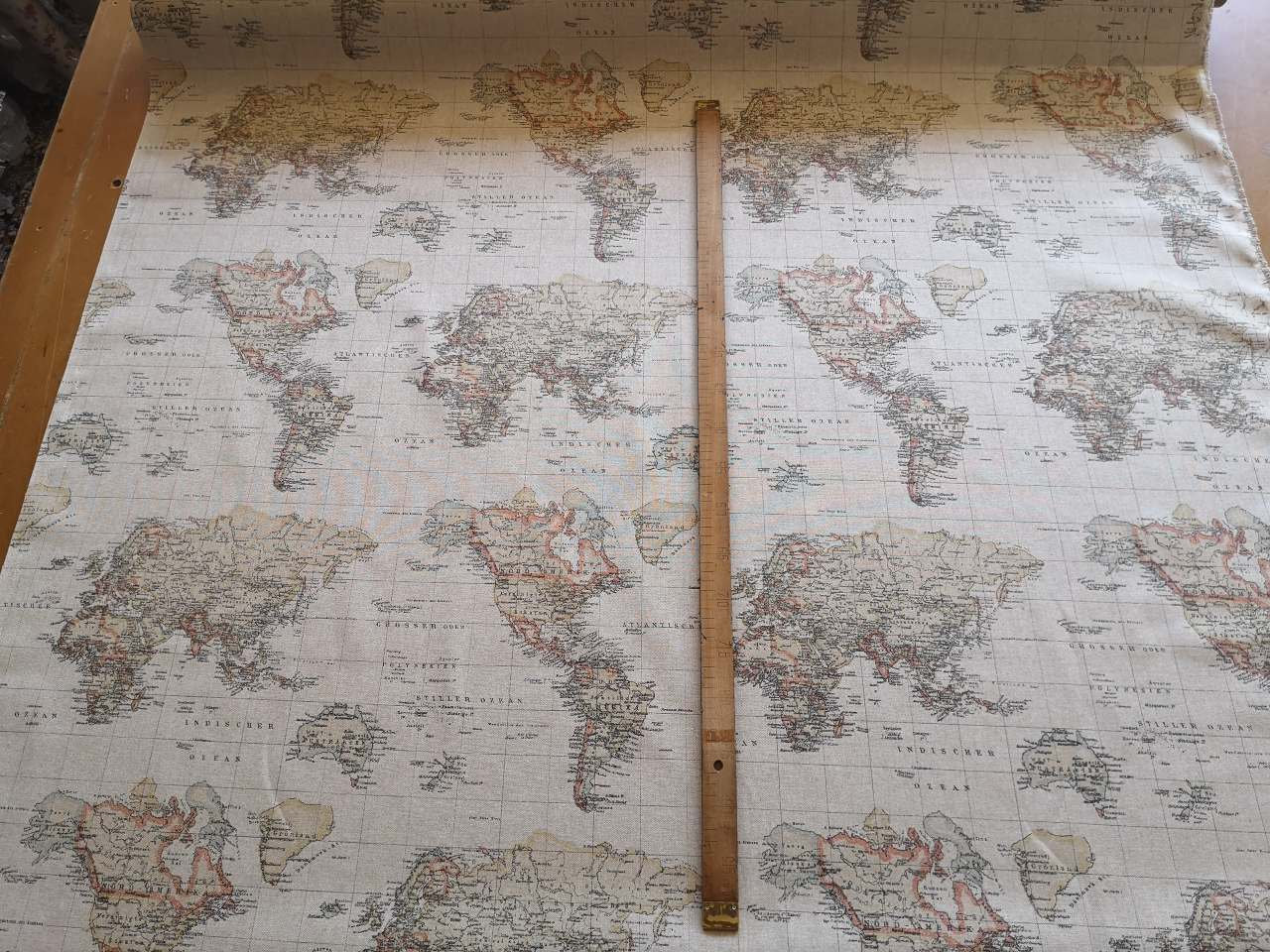 Map Fabric World Map per Meter Upholstery Fabric Home - Etsy Canada