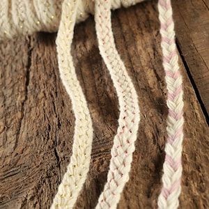 Braid Cord, 7mm/0.27", Various Colors Braided Tape, Braided Cord ...