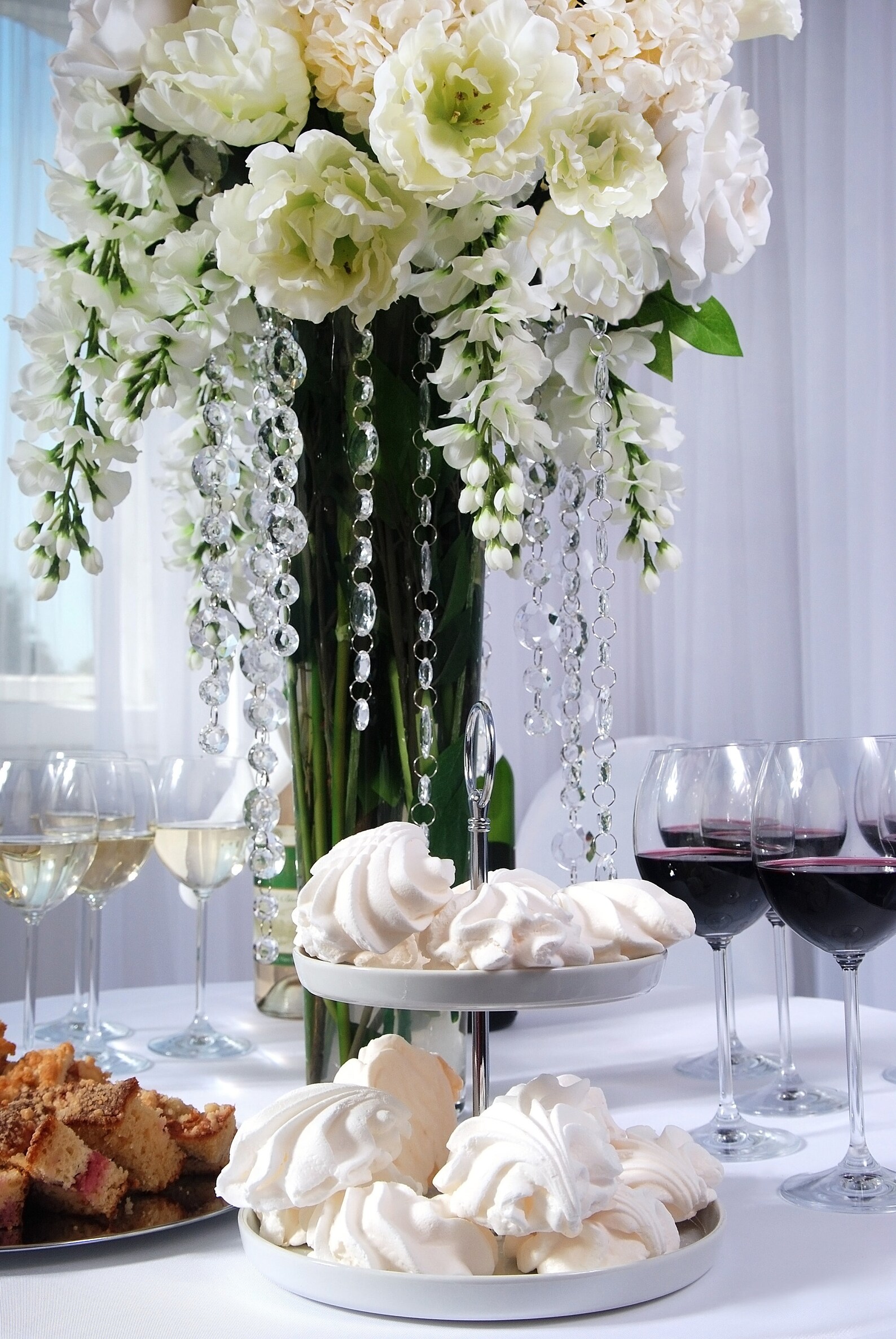 Crystal Garland Clear Bead 1 Meter Garland of Clear Acrylic | Etsy