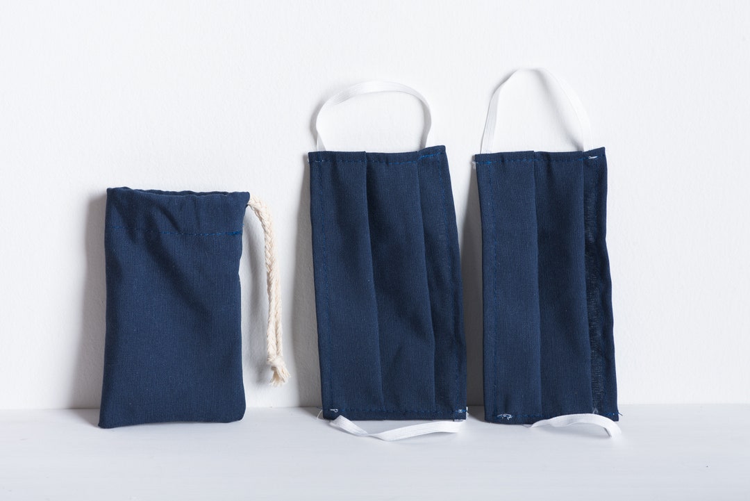 Set of 2 Face Masks With Bag | Face Mask Washable | Protective Face ...