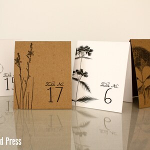Printable Wedding Table Numbers 1-10 - Table Tents - Vintage Floral ...