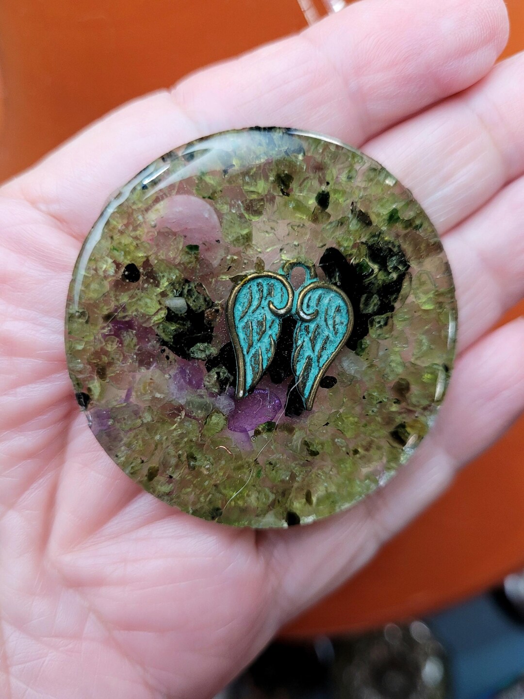 Angel Wings Buster Pocket Orgonite - Etsy