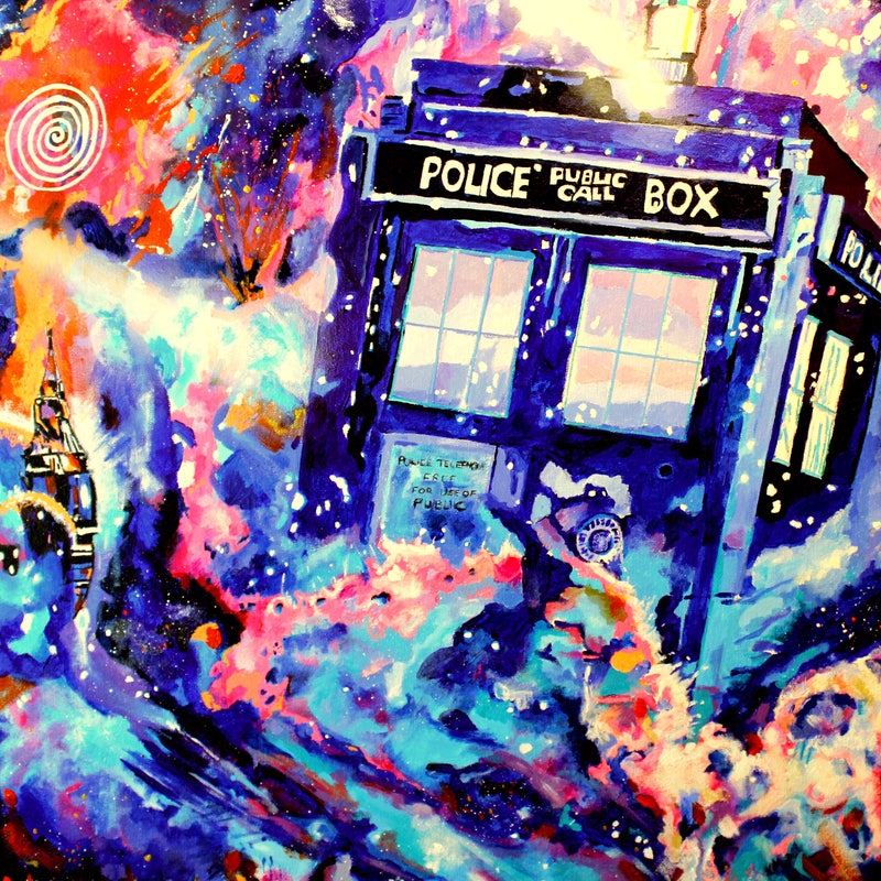 Tardis Art - Etsy