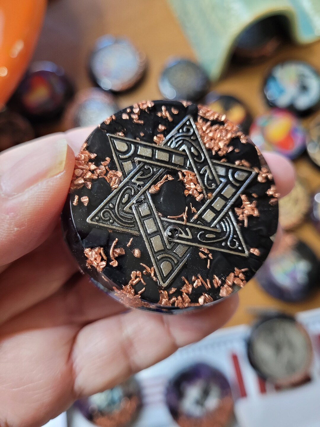 Star of David Protection Buster Orgone Healing Energy 2 Inch - Etsy