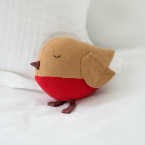 Fair Trade Robin Red Breast Bird Rattle, Forest, Woodland Waldorf Soft ...