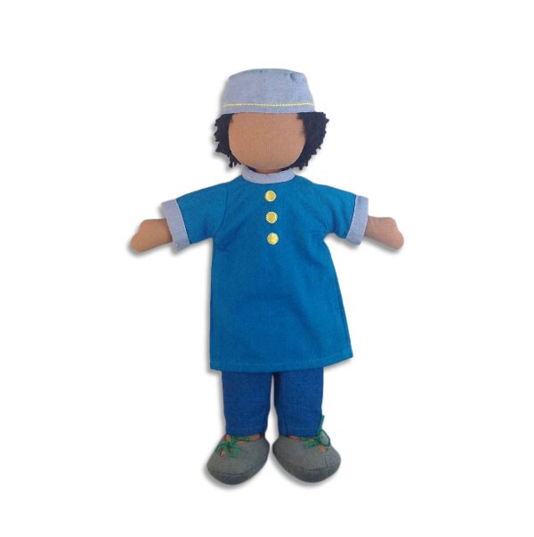 Fair Trade Boy Doll Islamic Prayer Set Zakariya - Etsy