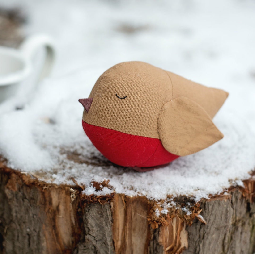 Fair Trade Robin Red Breast Bird Rattle, Forest, Woodland Waldorf Soft ...