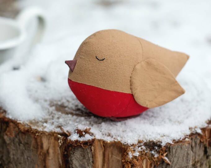 Fair Trade Robin Red Breast Bird Rattle, Forest, Woodland Waldorf Soft ...