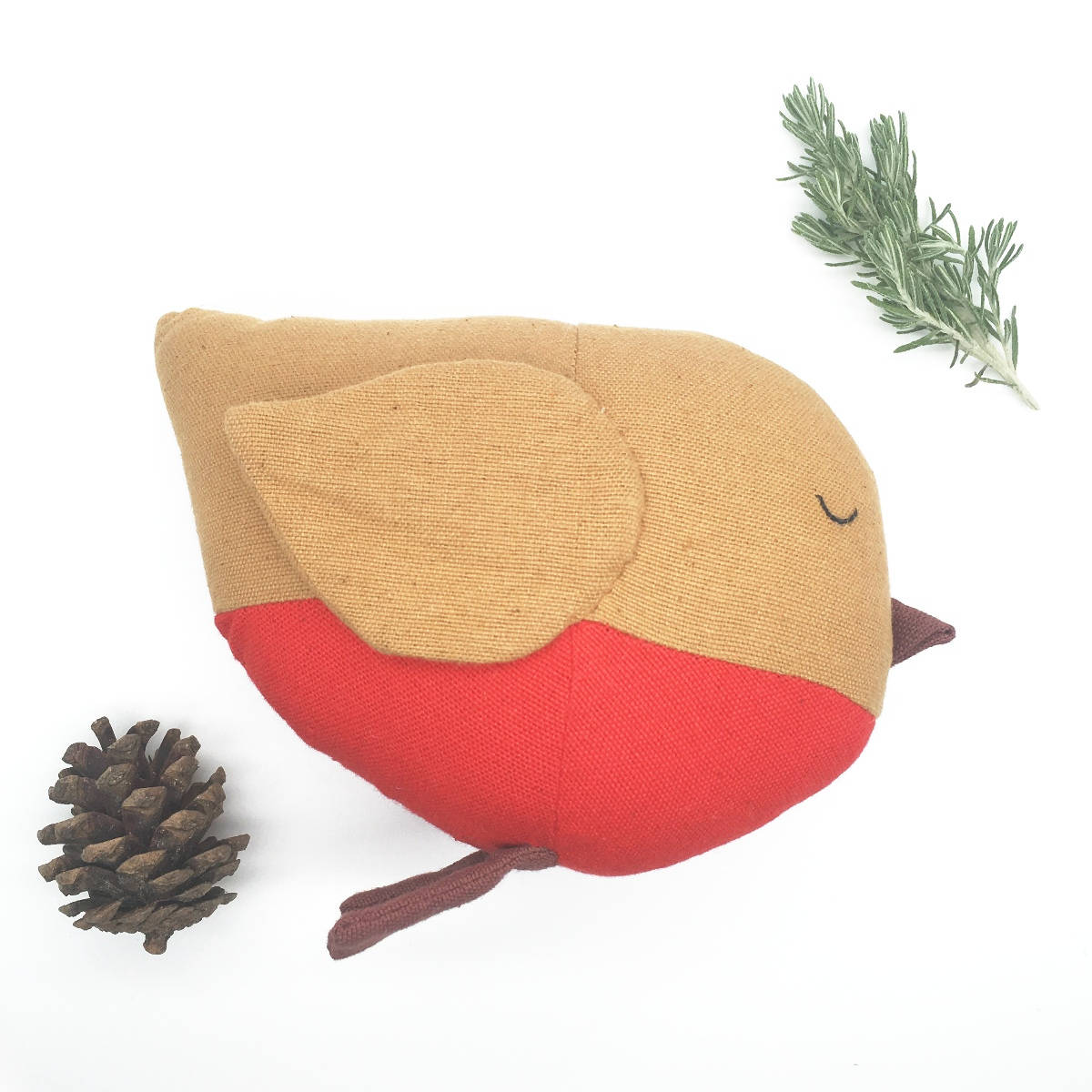 Fair Trade Robin Red Breast Bird Rattle, Forest, Woodland Waldorf Soft ...