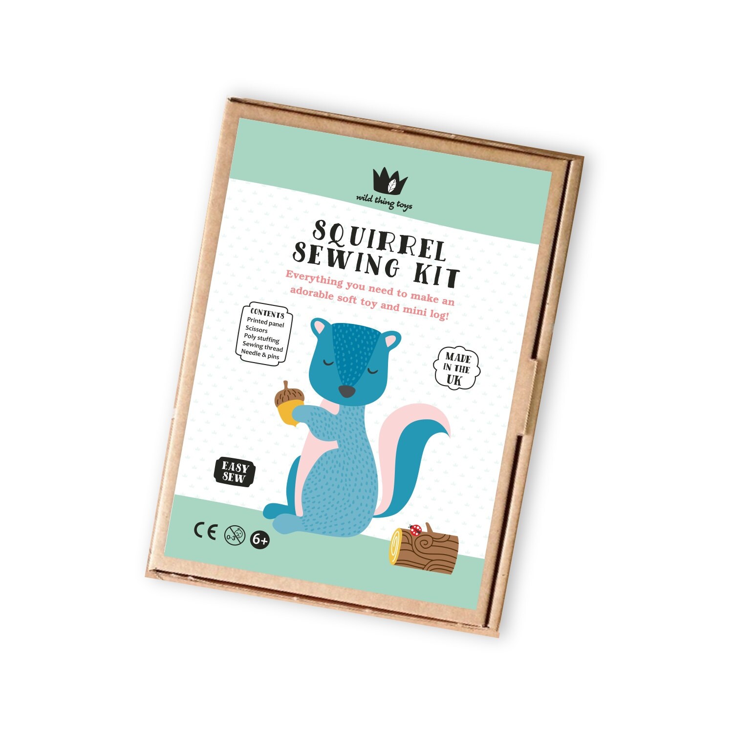 Squirrel Soft Toy Sewing Kit and Cute Mini Toy - Etsy