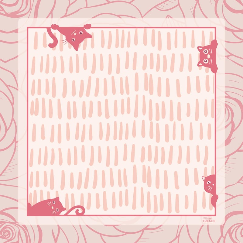 Mahjong Mat Pink Dog - Etsy