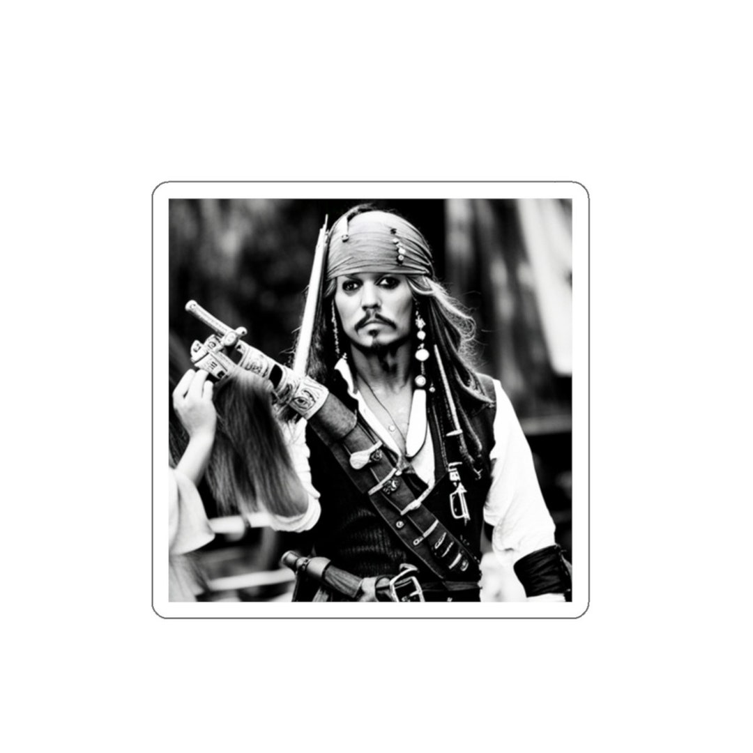 Jack Sparrow Die-cut Stickers, Waterproof Sticker, Water Bottle Sticker ...