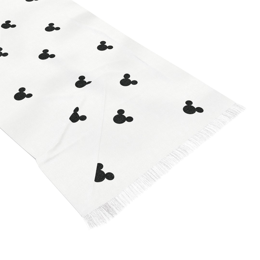 Disney Mickey Head Light Scarf, Disney Throw, Disney Scarf, Disney ...
